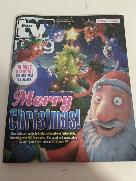 SUN TV Magazine Xmas 2022 ADAM LAMBERT James Norton Martin Clunes ...