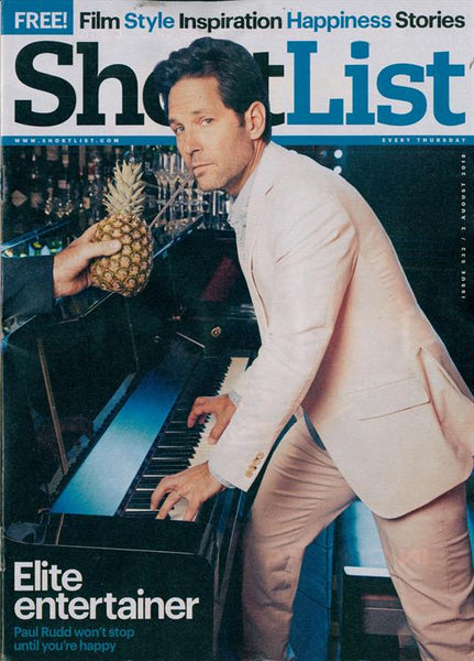 British Shortlist UK Magazine July 2018: PAUL RUDD COVER STORY & FEATU ...