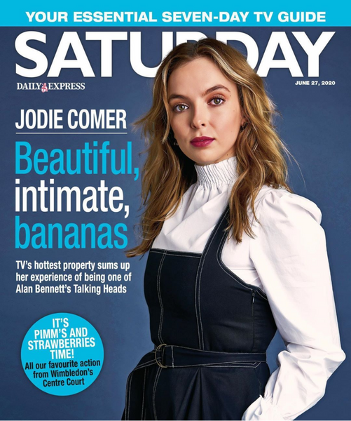 SATURDAY magazine 27 June 2020: JODIE COMER KILLING EVE (Defective Cop ...