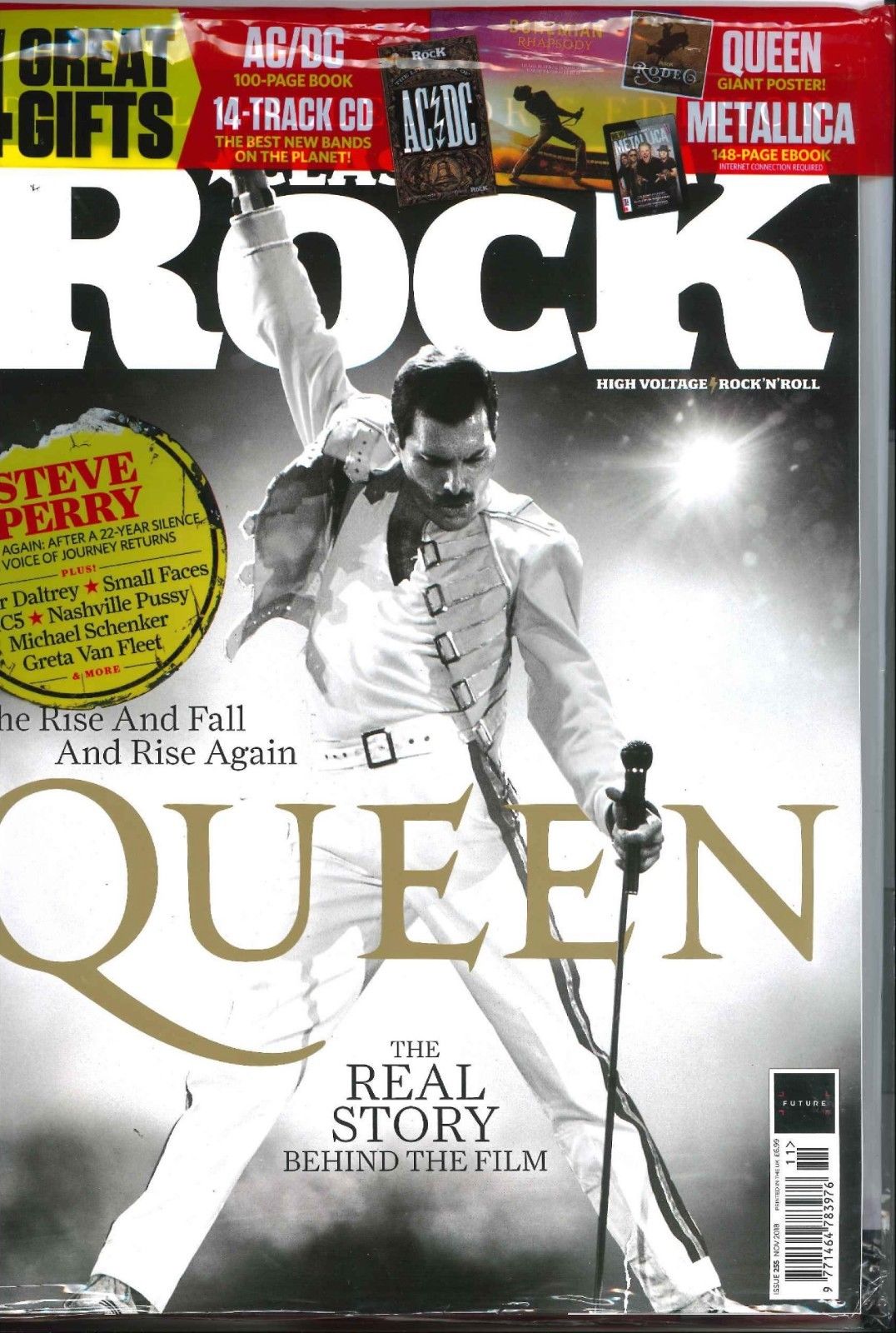 UK Classic Rock Magazine November 2018: Freddie Mercury Queen Greta Va ...