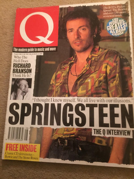 Q Magazine No.71 August 1992 Bruce Springsteen The Q Interview ...