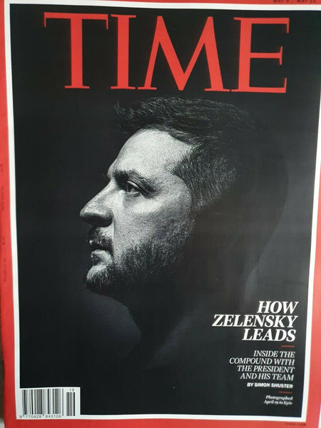 TIME MAGAZINE MAY 9-16 2022 HOW ZELENSKY LEADS UKRAINE ...