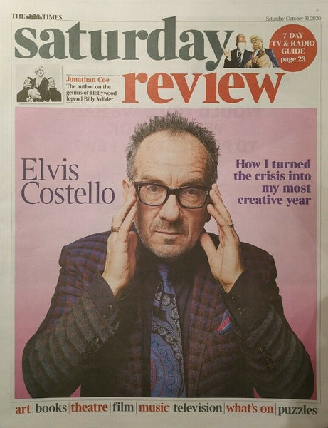 UK Times Review October 2020: ELVIS COSTELLO COVER INTERVIEW ...
