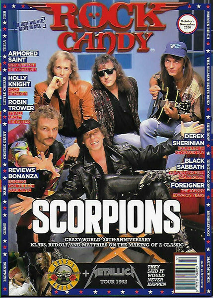 Rock Candy Magazine Issue 22: SCORPIONS Metallica HOLLY KNIGHT Black S ...