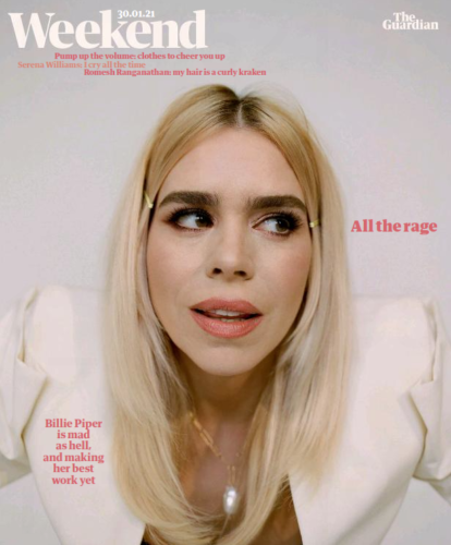 UK Guardian Weekend January 2021: BILLIE PIPER COVER FEATURE ...