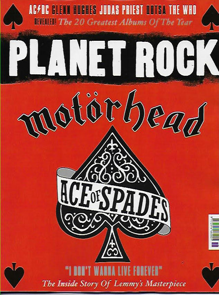 Planet Rock Magazine #18: MOTORHEAD - Special Edition - Lemmy (Ace of ...